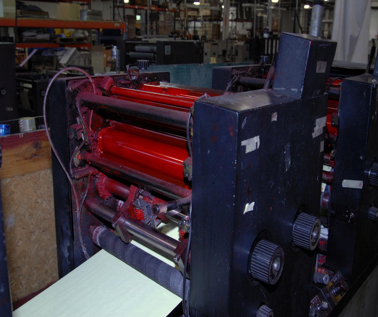 Lot #48: Didde-Glaser Web Press Model 860, 3 colors, 17.5” wide - WireBids